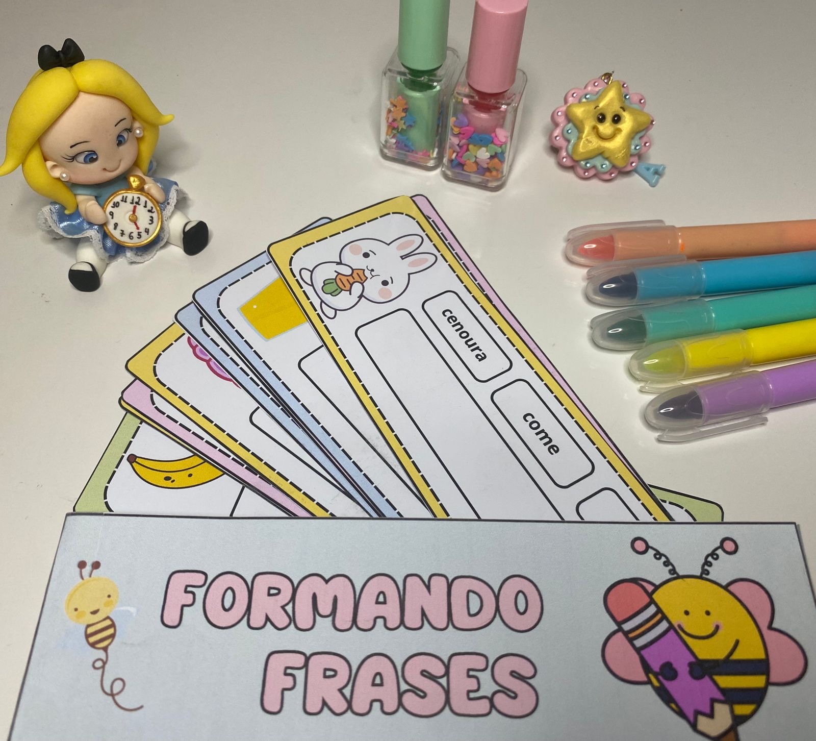 Formando frases – Espaço Pedagógico Encantar