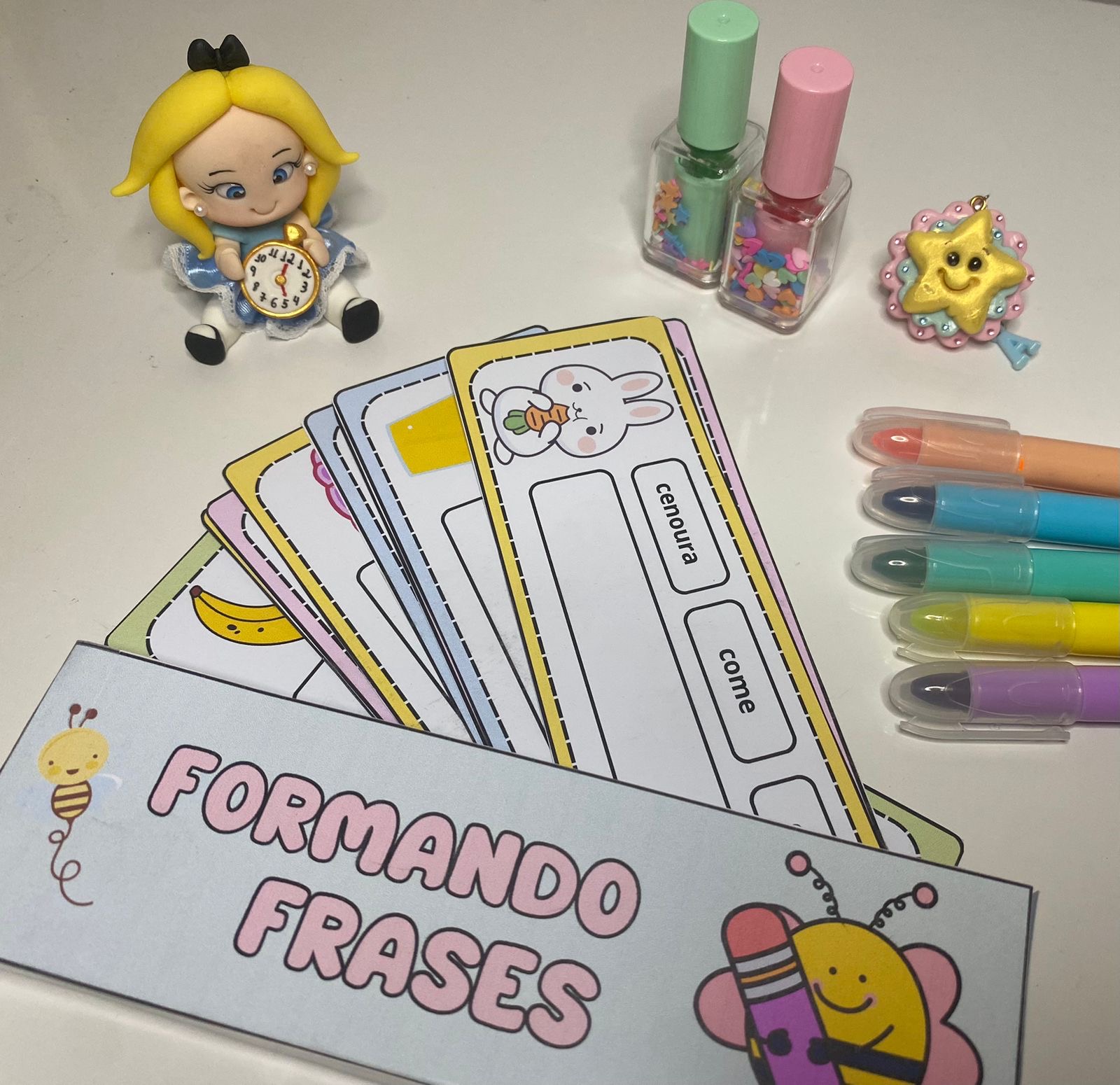 Formando frases – Espaço Pedagógico Encantar