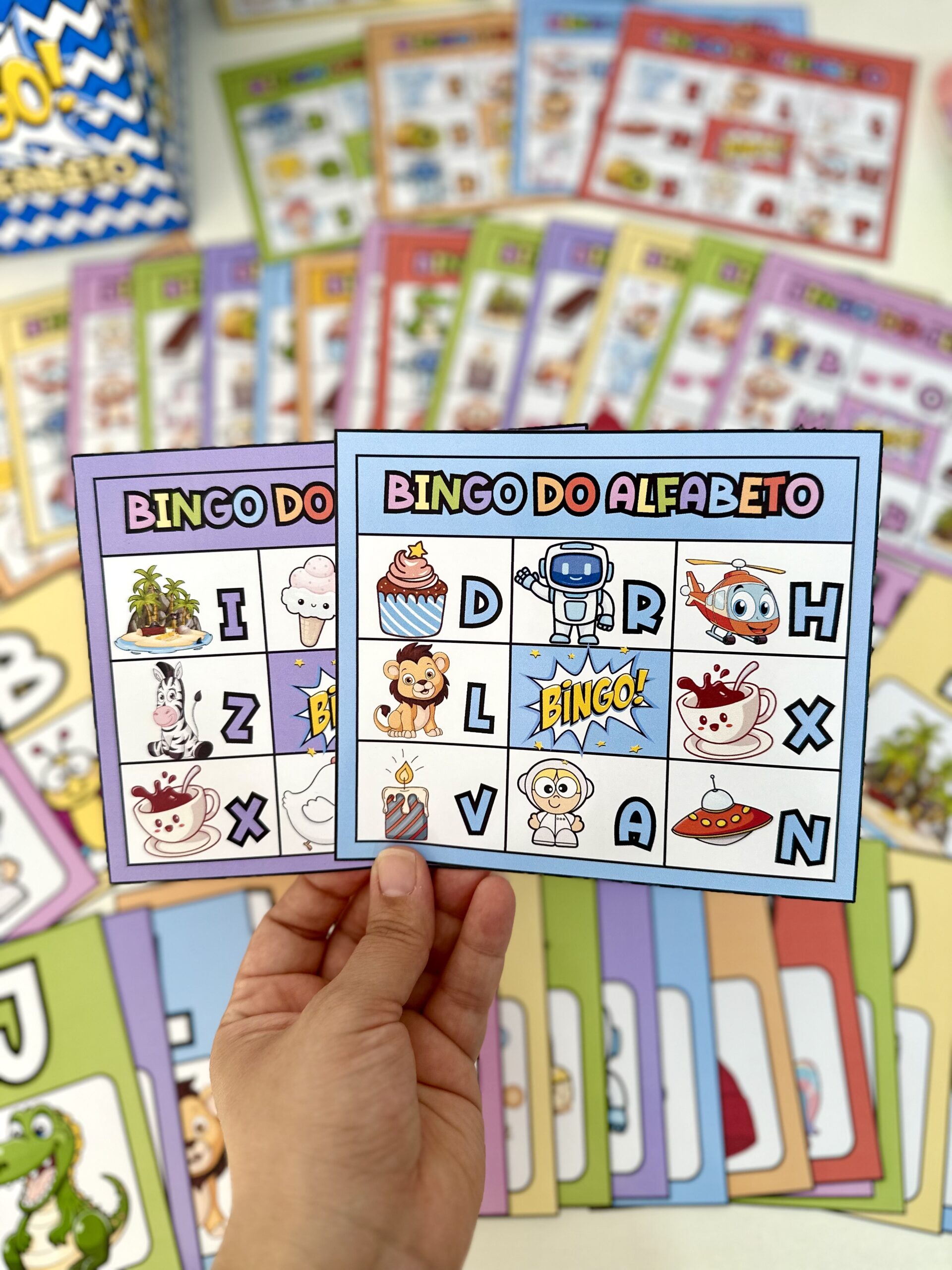 Bingo do alfabeto – Espaço Pedagógico Encantar