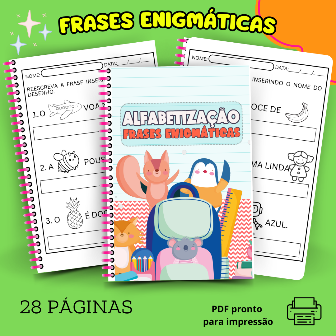 FRASES ENIGMÁTICAS - Espaço Pedagógico Encantar